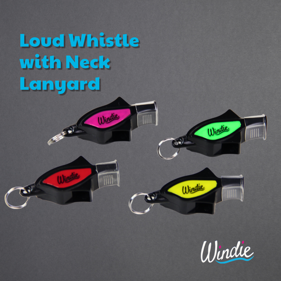 Loud Whistle with Neck Lanyard for Race Offical and marine use – windie.pro